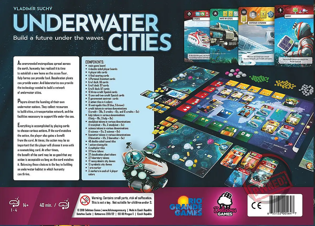 Underwater Cities (New) | Buy from Pwned Games with confidence. | Board ...