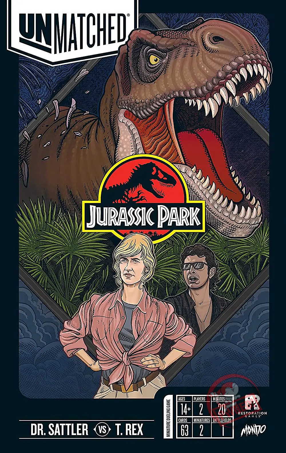 Unmatched - Jurassic Park: Dr. Sattler vs. T. Rex (New) | Buy from ...