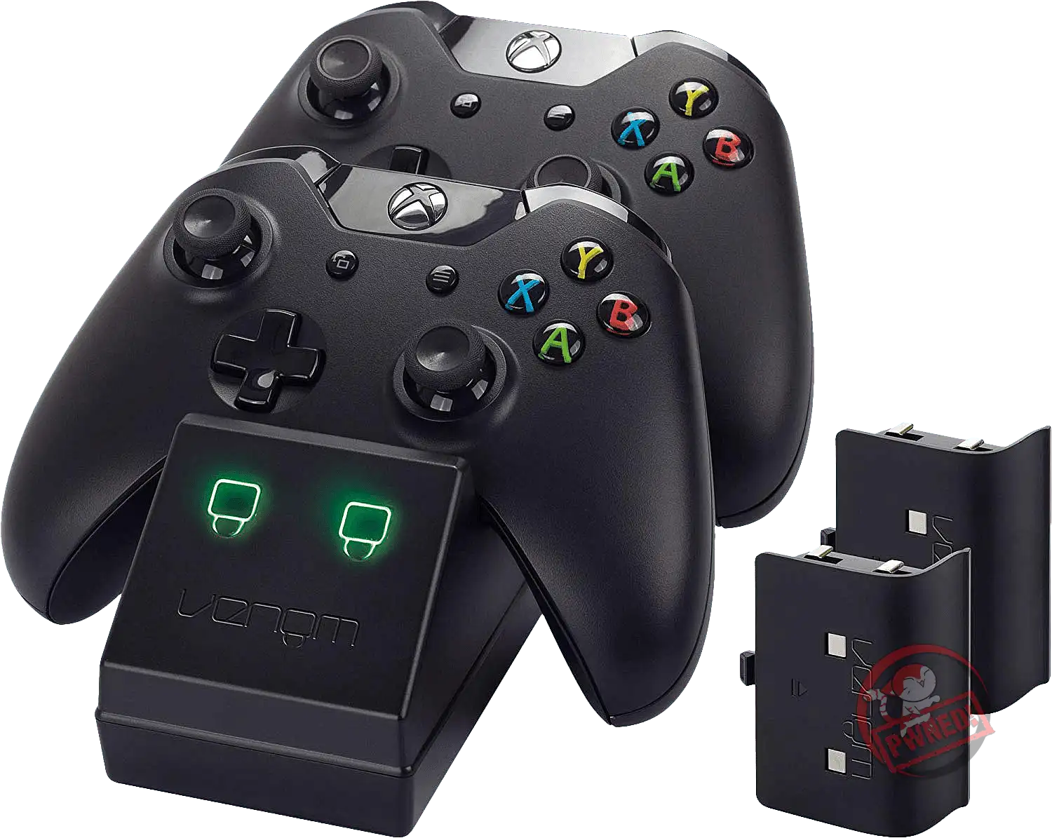 Venom Twin Controller Charge Dock & Battery Pack - Black (Xbox One)(New ...