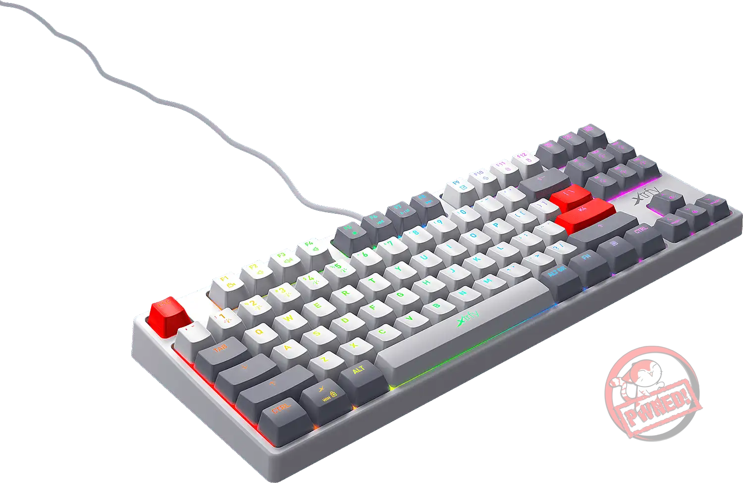 Xtrfy K4 RGB TKL Mechanical Gaming Keyboard - Retro Edition (PC)(New ...